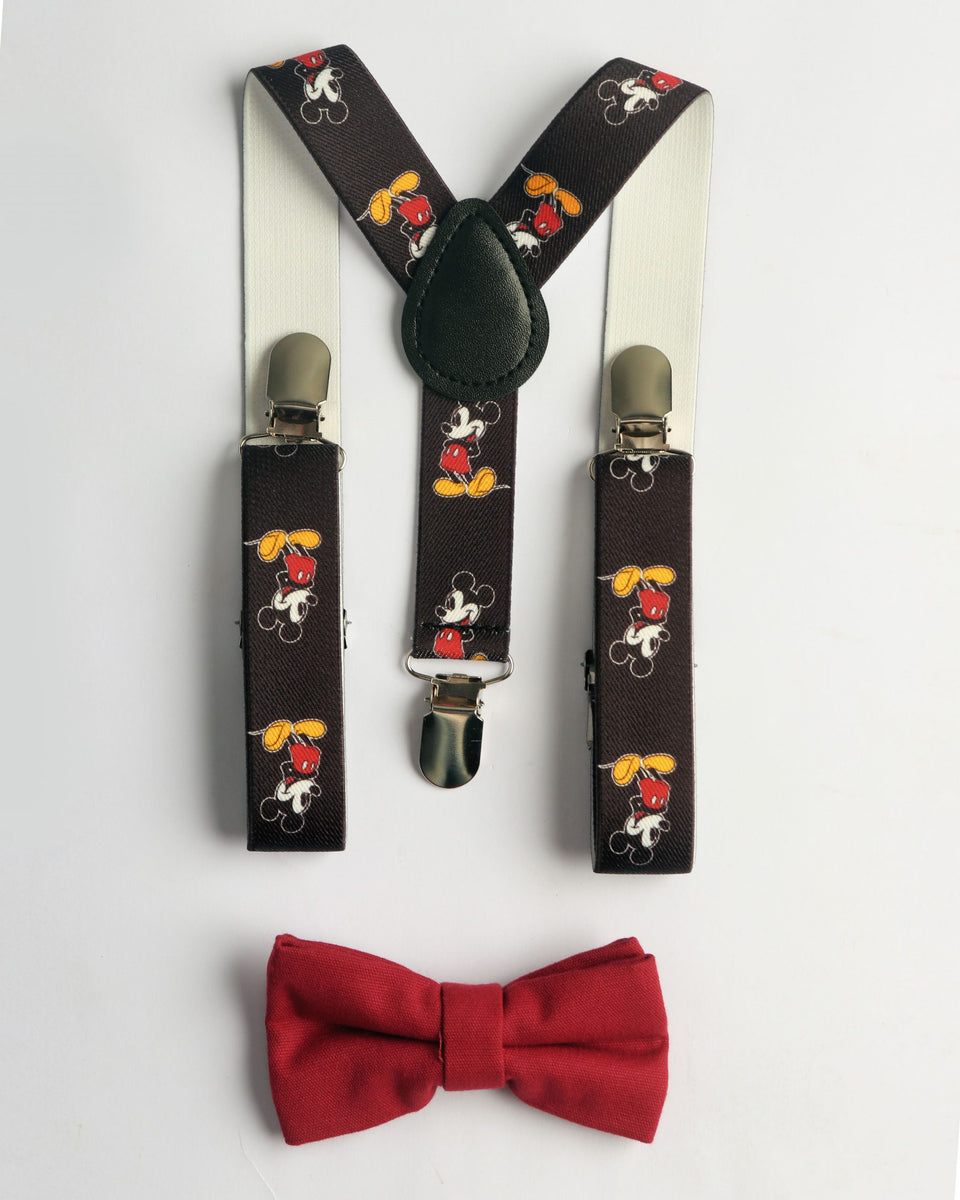 MICKEY MOUSE SUSPENDER SET – Little & Loom